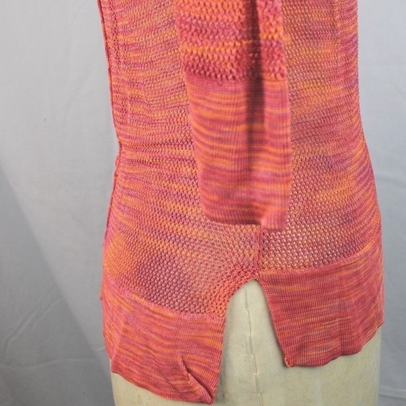 rag & bone | Tops | Rag Bone Womens Orange Mesh Long Sleeve Top Xs ...